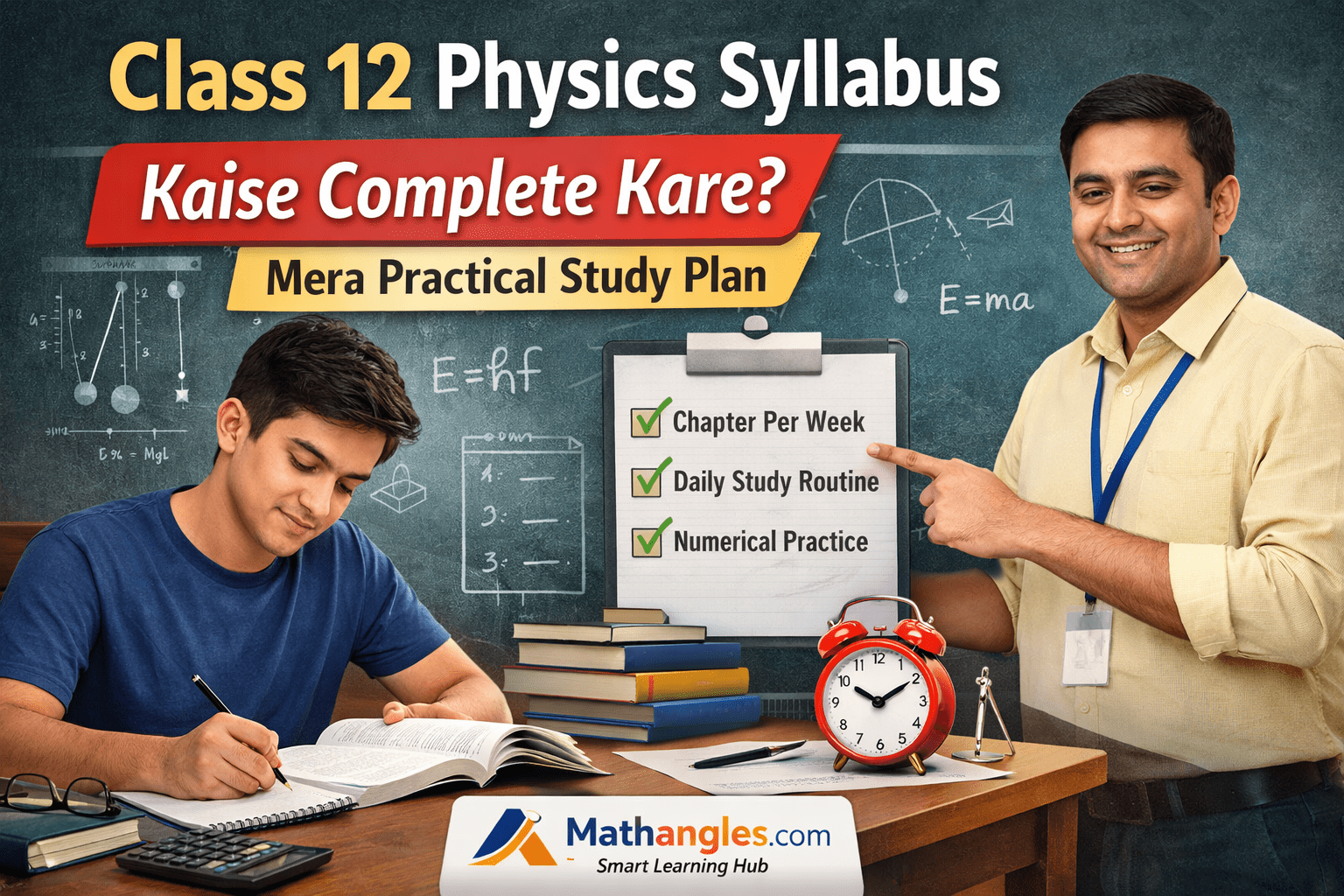 Class 12 Physics syllabus kaise complete kare (easy Study Plan 2026 ...