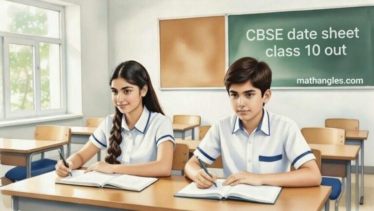 Class 10 CBSE Date Sheet 2026 PDF Download | Exam Schedule & Easy ...